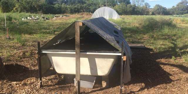 How the worm farms were constructed – Five Serves Produce